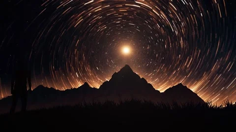 Starry Night Loop Stock Videos – Royalty-Free HD & 4K Videos