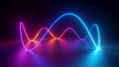 abstract neon background 3d looping anim... | Stock Video | Pond5