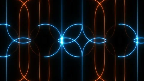 Abstract neon laser lines geometry backg... | Stock Video | Pond5