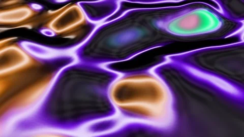 Abstract neon liquid texture 3d animatio... | Stock Video | Pond5