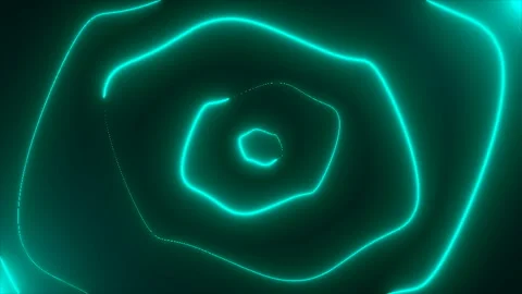Abstract neon random shapes with illumin... | Stock Video | Pond5