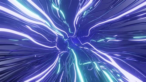 Abstract Neon Roots Background 4K | Stock Video | Pond5