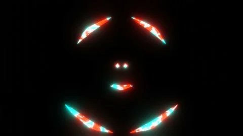 Abstract Neon Shapes VJ Loop Animation B... | Stock Video | Pond5