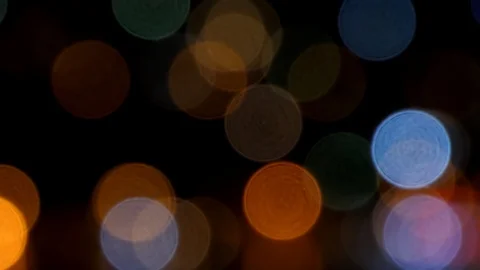 Abstract night lights zoom background | Stock Video | Pond5