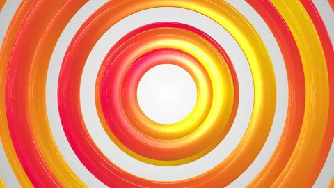 Abstract orange circles liquid glass ani... | Stock Video | Pond5