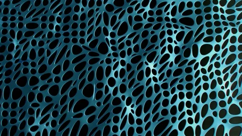 Abstract Organic Sci-Fi Mesh. | Stock Video | Pond5