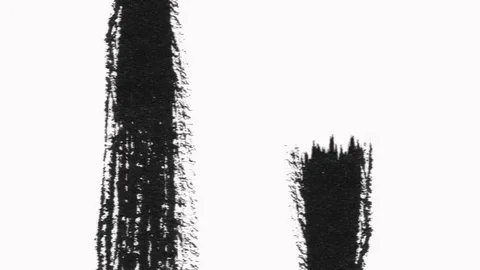 Abstract Paint Brush Transition Reveal w... | Stock Video | Pond5