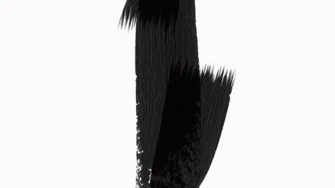 Abstract Paint Brush Transition Reveal w... | Stock Video | Pond5