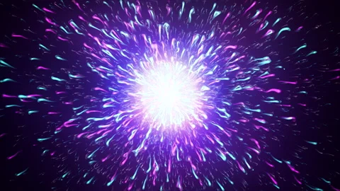 Abstract particle motion background loop | Stock Video | Pond5