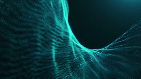 Abstract Particles Background Blue 4K | Stock Video | Pond5