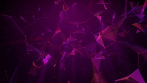 Abstract particles moving Blockchain bac... | Stock Video | Pond5