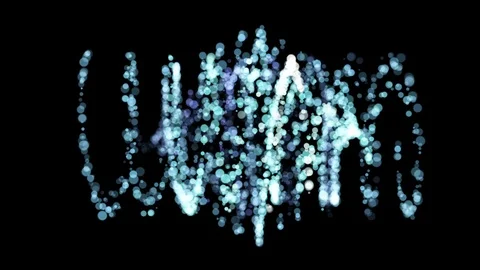 Abstract particles rotating. Moving moti... | Stock Video | Pond5