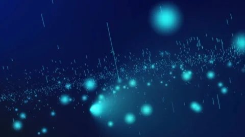 Abstract Particles Space Background | Stock Video | Pond5