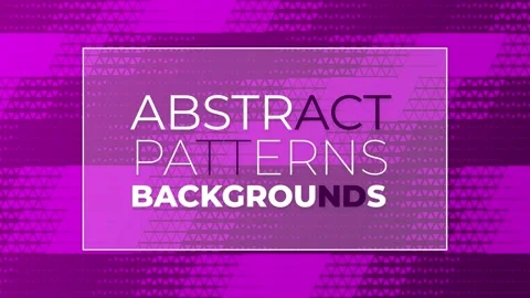 Abstract patterns backgrounds ~ After Effects #156184685