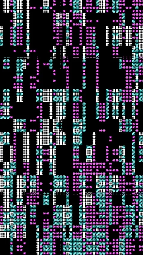 Abstract Pixel Art 8 bit Loop Animation ... | Stock Video | Pond5