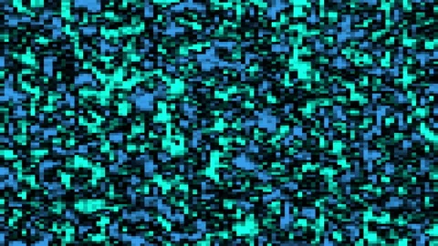 abstract pixel block moving animation wi... | Stock Video | Pond5