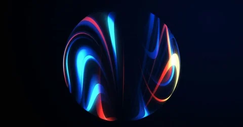 Abstract plasma ball, light rays for mot... | Stock Video | Pond5