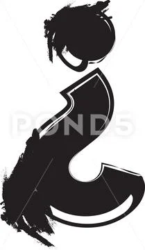 Abstract question mark Symbol: Graphic #104317805