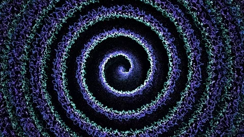 Abstract radial Background vortex spiral... | Stock Video | Pond5