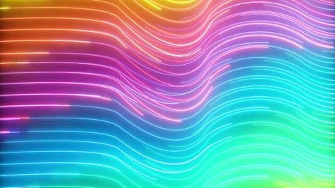 abstract rainbow color palette animation... | Stock Video | Pond5