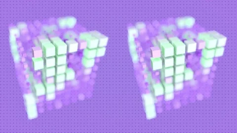 Abstract rectangular block loop animatio... | Stock Video | Pond5