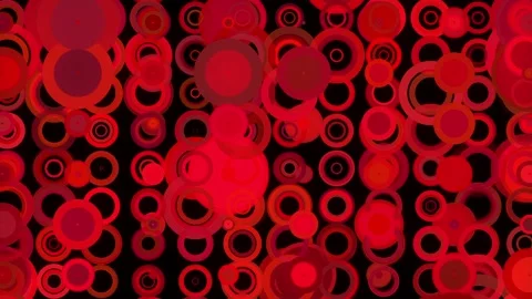 Abstract Red Animated Circle Rings Video... | Stock Video | Pond5