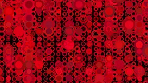 Abstract Red Animated Circle Rings Video... | Stock Video | Pond5