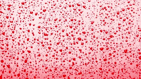 Abstract red blood drops on surface back... | Stock Video | Pond5