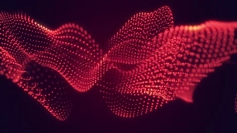 Abstract Red cg motion waving texture wi... | Stock Video | Pond5