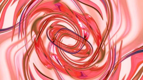Abstract red color glossy twirl motion a... | Stock Video | Pond5