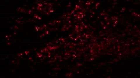 Abstract Red Computer Hex Code Algorithm... | Stock Video | Pond5