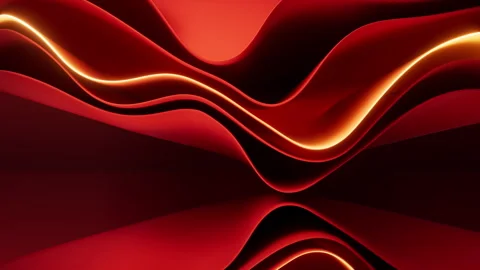 Abstract red curve geometry background, ... | Stock Video | Pond5