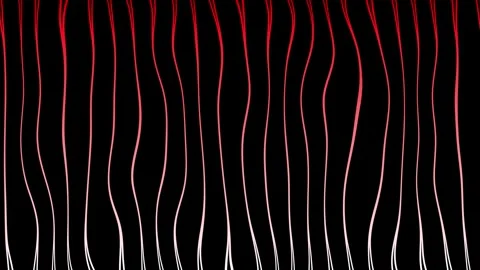 Abstract red grid lines animated on a bl... | Stock Video | Pond5