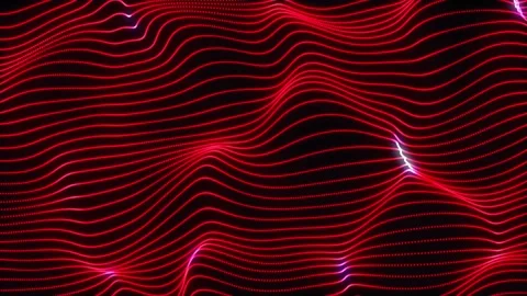 Abstract red motion waving dots texture ... | Stock Video | Pond5
