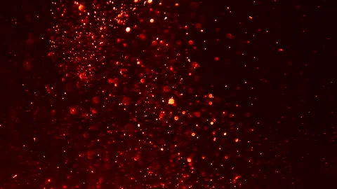 Abstract Red Particles Flying Background | Stock Video | Pond5