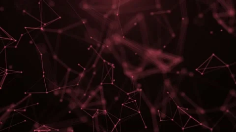 Abstract Red Plexus Background Loop with... | Stock Video | Pond5
