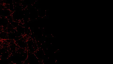 Abstract red plexus structure evolving i... | Stock Video | Pond5