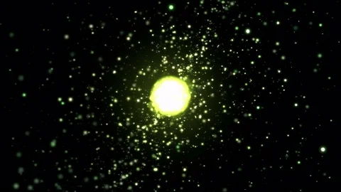 Abstract Rotating Particle Sphere Animat... | Stock Video | Pond5