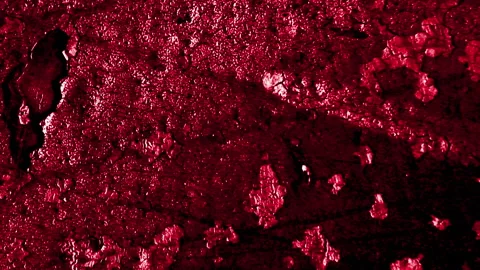 Abstract rough red grunge ring animated ... | Stock Video | Pond5