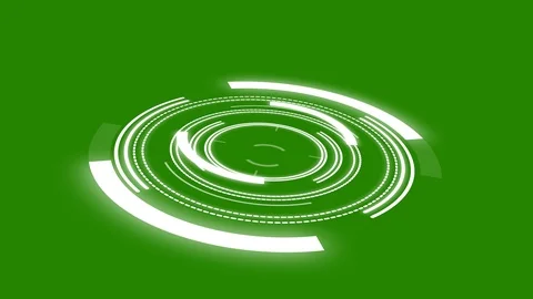 Abstract round animation of a Futuristic... | Stock Video | Pond5