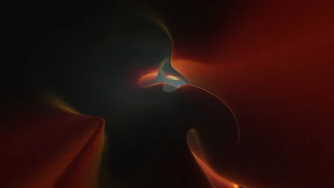 abstract sci-fi dynamic animation of 3D ... | Stock Video | Pond5