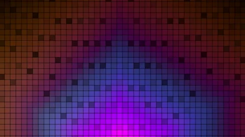 Abstract screen of tiny squares with wav... | Stock Video | Pond5