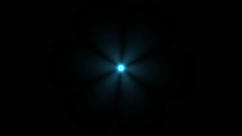 Abstract shooting star with blue light e... | Stock Video | Pond5