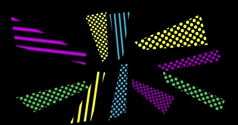 Abstract simple geometric animation patt... | Stock Video | Pond5