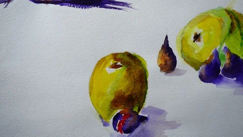 Abstract still life in the form of veget... | Stock Video | Pond5