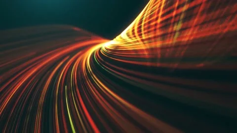 Abstract Swirling Light Strings Particle... | Stock Video | Pond5