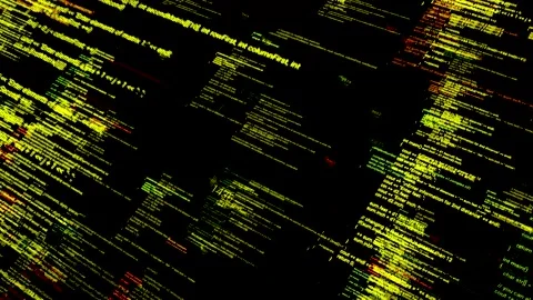 Abstract symbols flying diagonally on bl... | Stock Video | Pond5