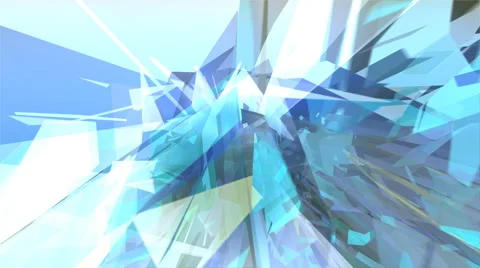 Abstract techno background loop. Shatter... | Stock Video | Pond5