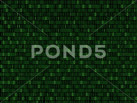 Abstract technology background with binary code, matrix backdrop Illustration #113106464