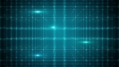 Abstract Technology Background With Grid... | Stock Video | Pond5